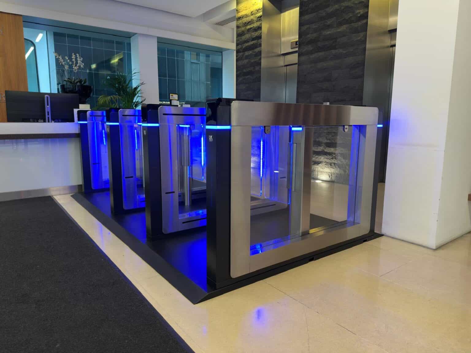 Entrance Control Speed Gate Turnstiles, 20 Cannon st, London